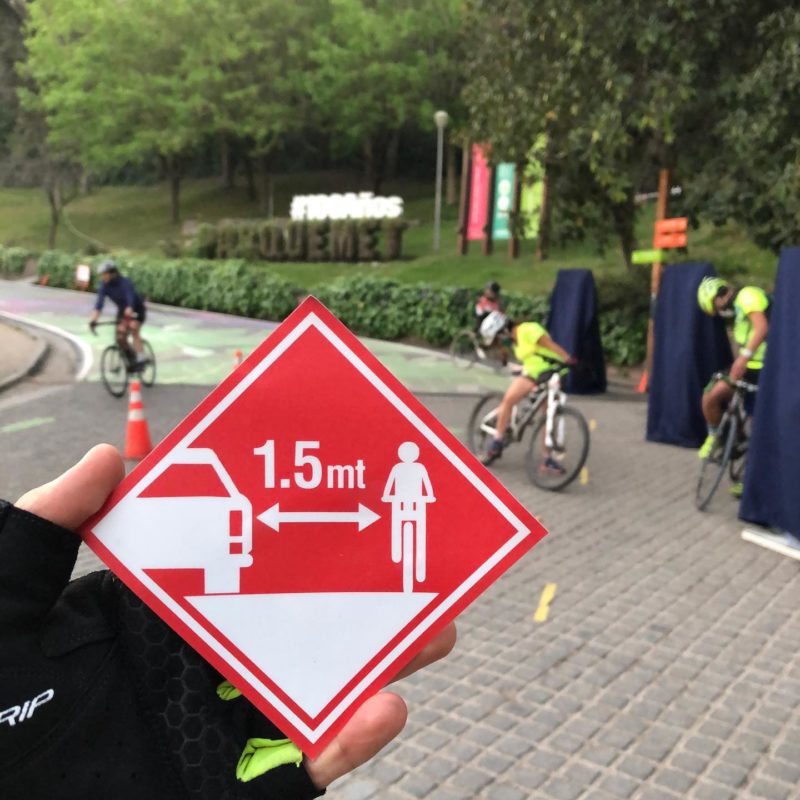 Sticker Respeto Ciclista - Harry Plotter