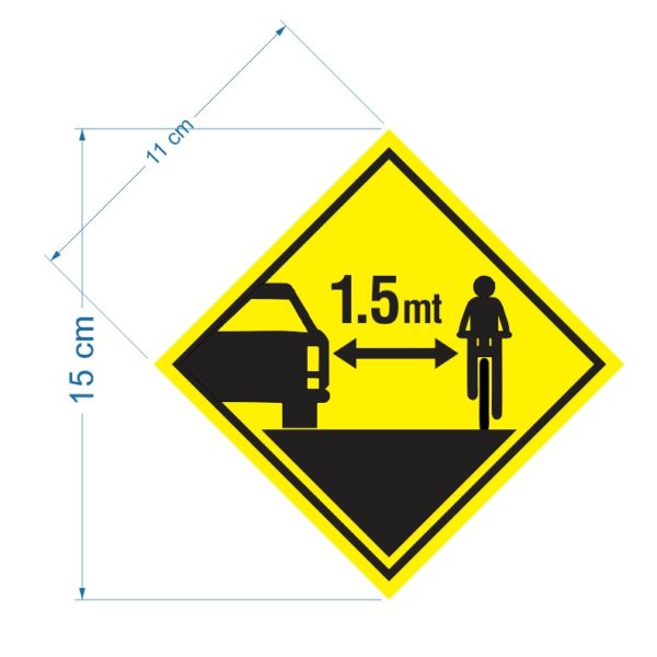 Sticker Respeto Ciclista - Harry Plotter